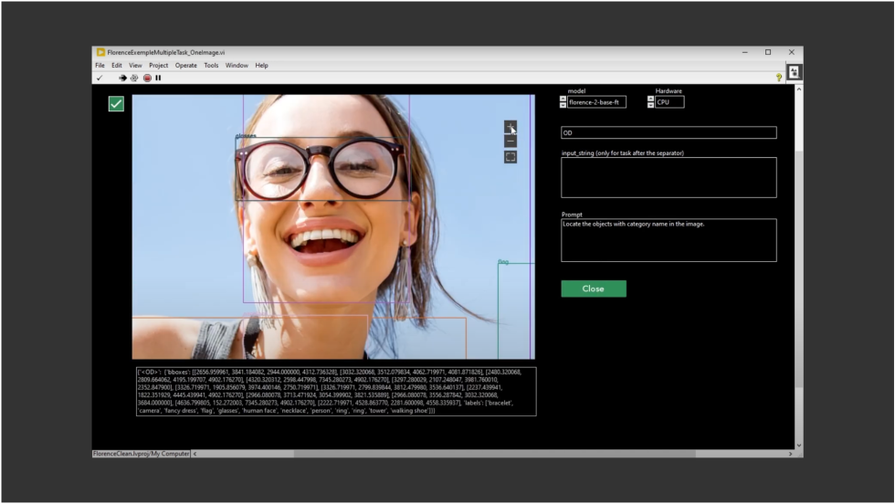 Welcome Florence-2 on LabVIEW - Graiphic